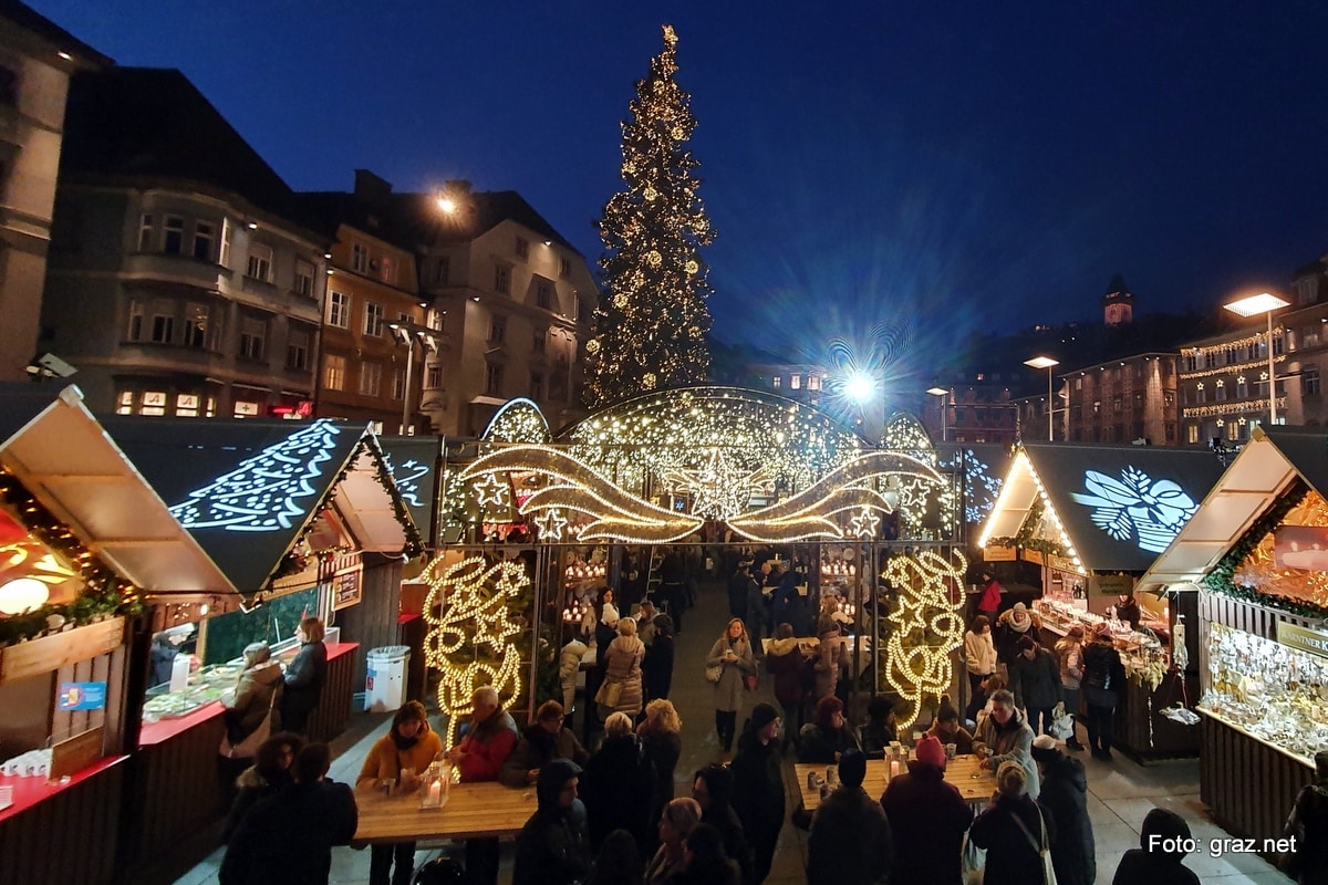 Christkindlmarkt 2020 am Hauptplatz Graz - Advent in Graz - Infos, Fotos